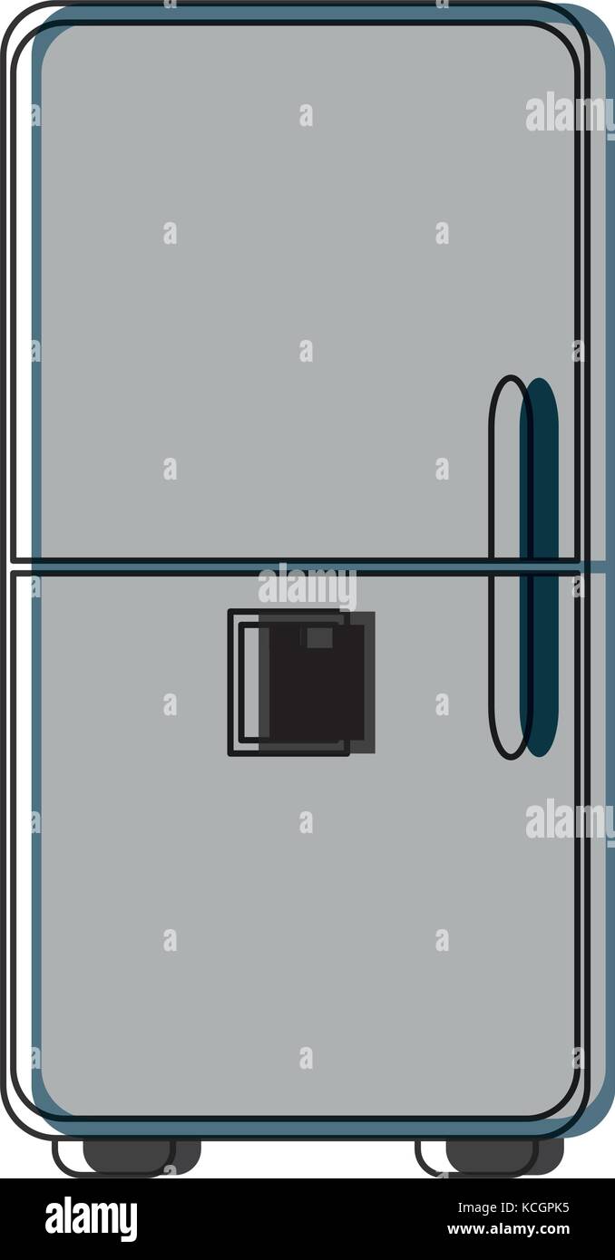 fridge icon over white background vector illustration Stock Vector ...