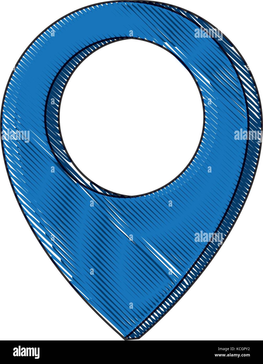 location pin icon over white background vector illustration Stock ...