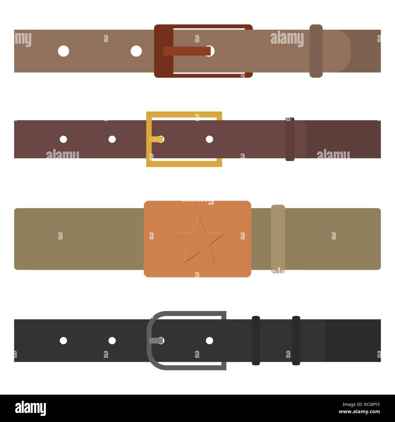 Belts fashion Stock Vector Images - Alamy