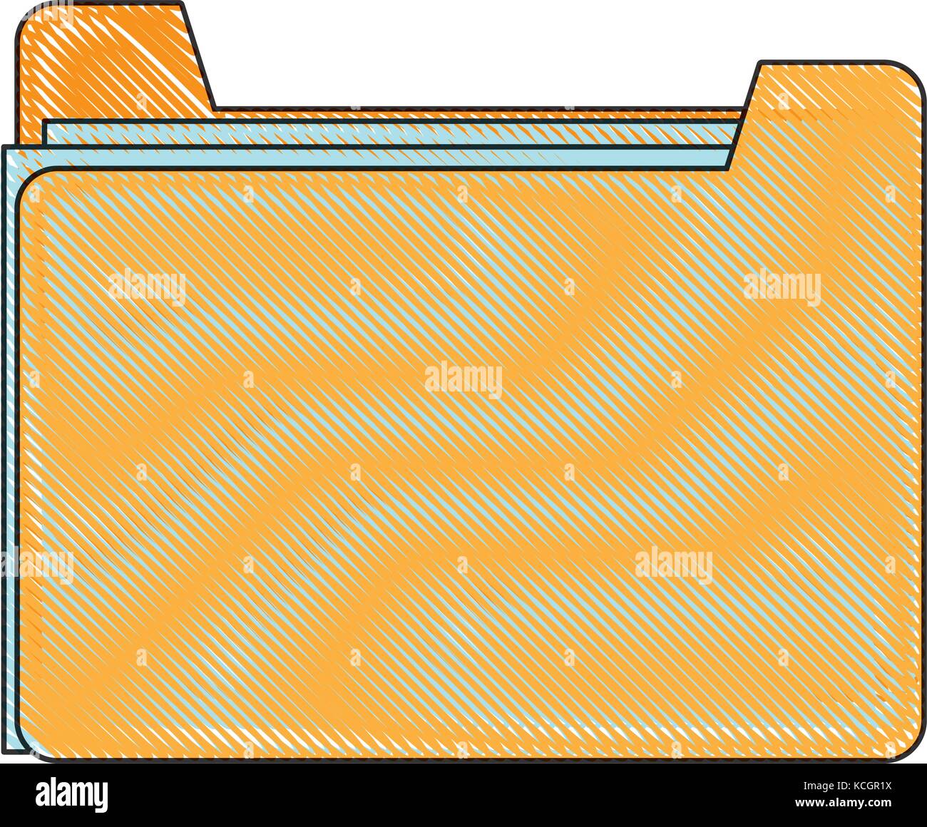 document folder icon over white background vector illustration Stock ...