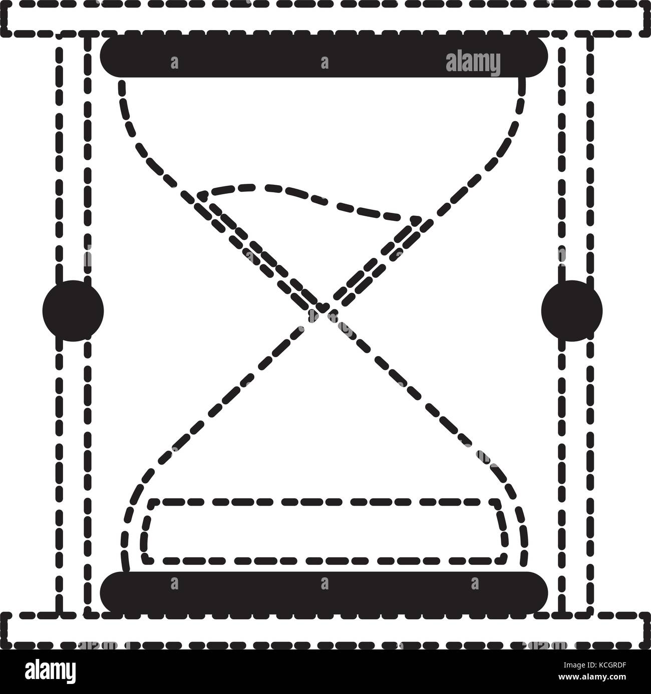 hourglass icon over white background vector illustration Stock Vector ...