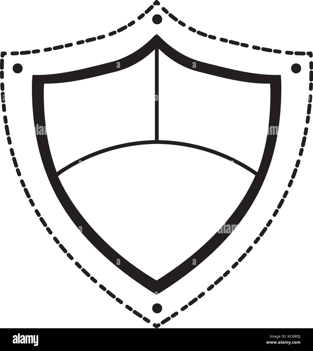 shield icon over white background vector illustration Stock Vector ...