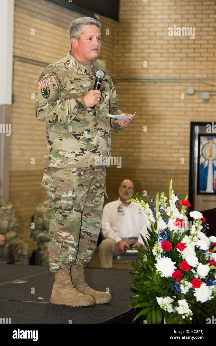 U.S. Army Col. Jeffrey A. Jones, assistant adjutant general for Army in ...