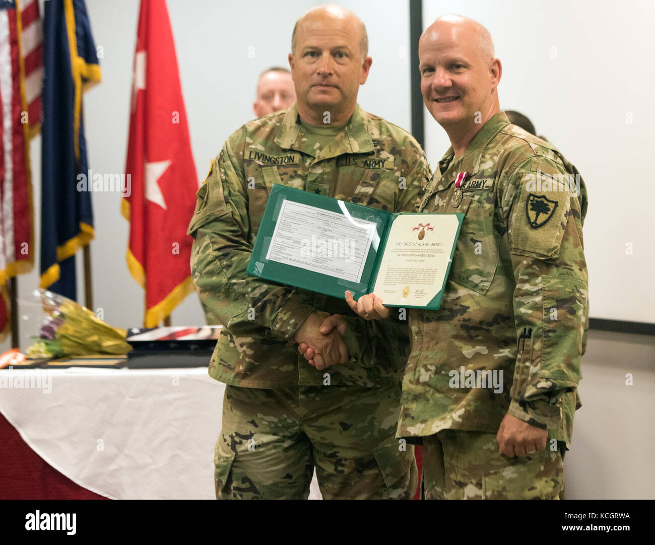 U.S. Army Col. David D. Coldren, Signal Officer and leader of the South ...