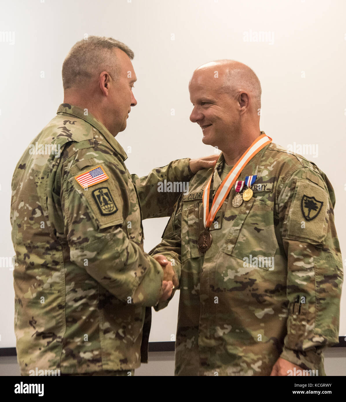 U.S. Army Col. David D. Coldren, Signal Officer and leader of the South ...