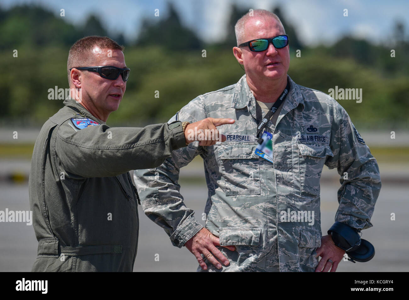 U.S. Air Force Lt. Col. Andrew Thorne, a fighter pilot assigned to the ...