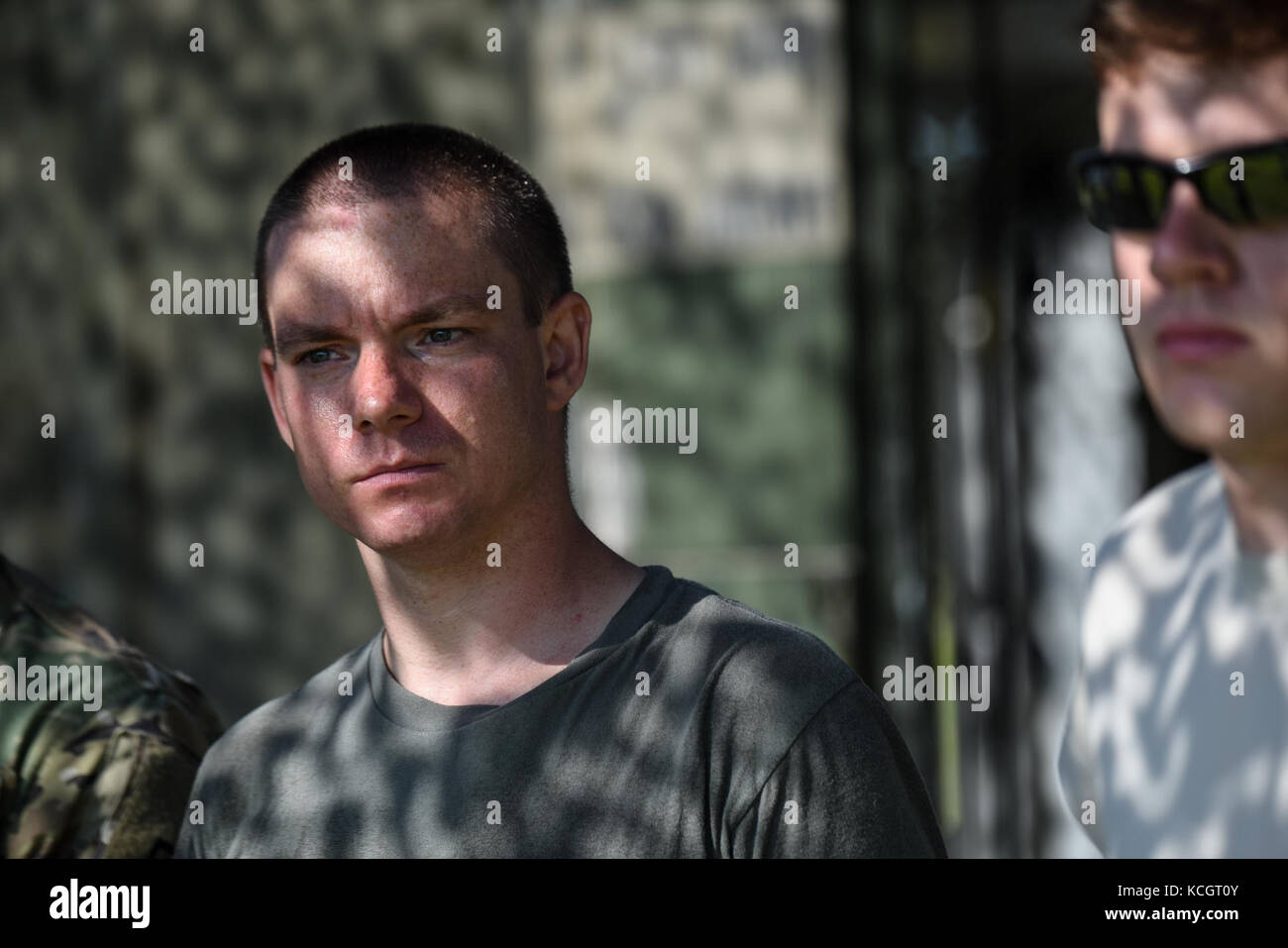 South Carolina Army National Guard Soldiers with D Company, 1-151st ...