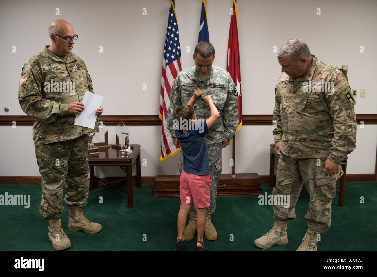 U.S. Army 1st Lt. Joseph Douglas, a chaplain with the 178th Engineer ...