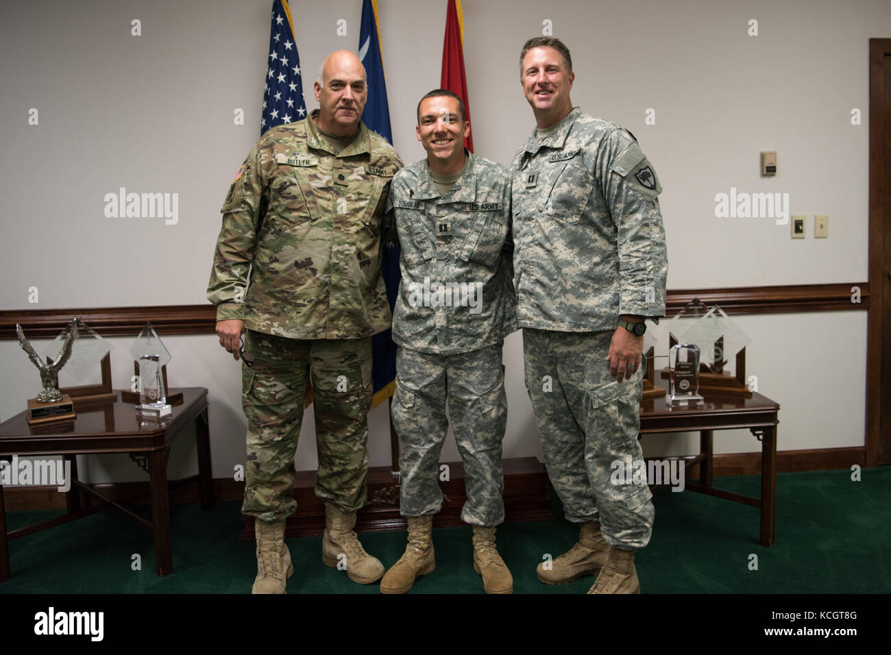 U.S. Army 1st Lt. Joseph Douglas, a chaplain with the 178th Engineer ...