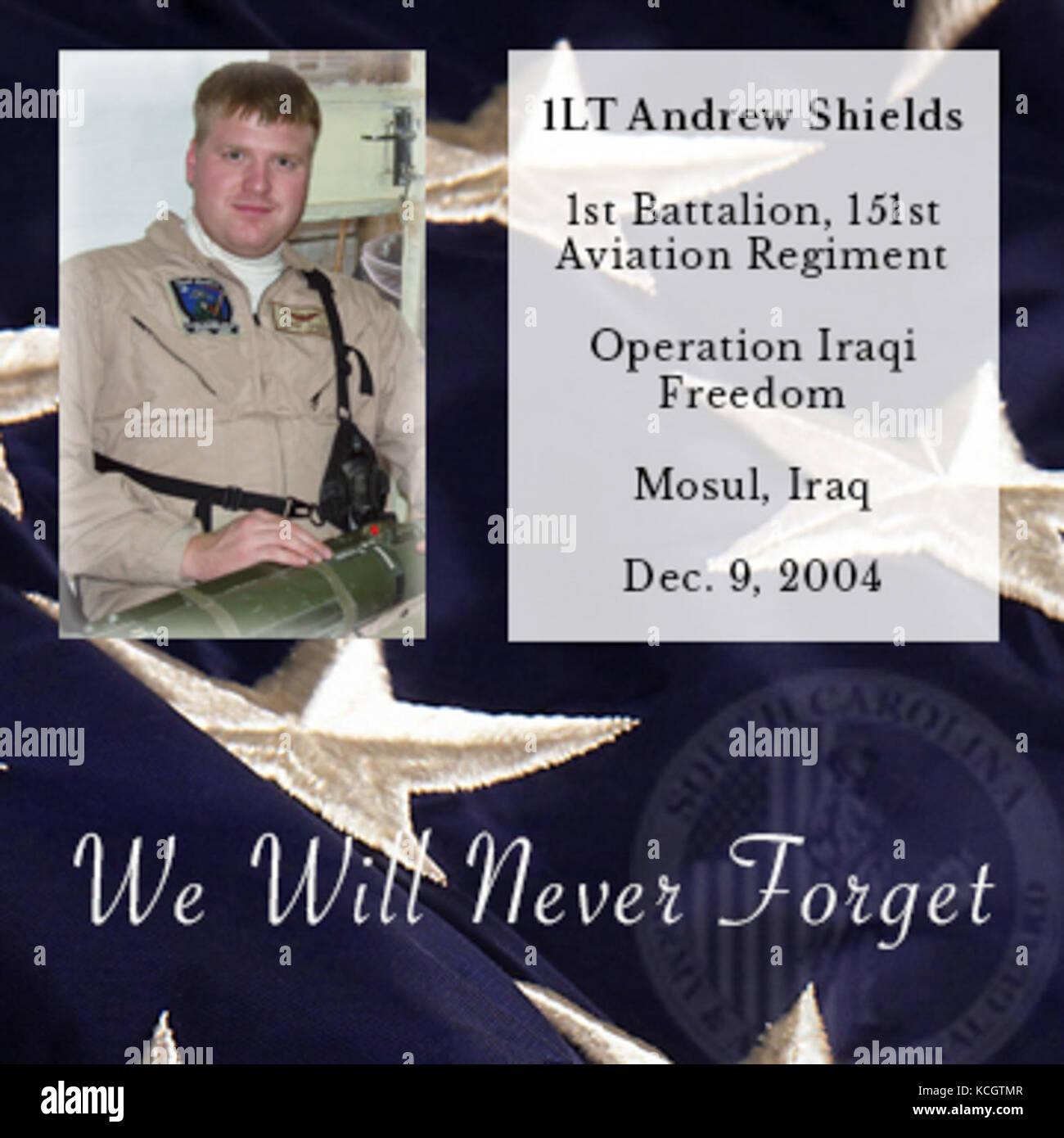 U.S. Army First Lt. Andrew Shields, 25, of Campobello, South Carolina ...