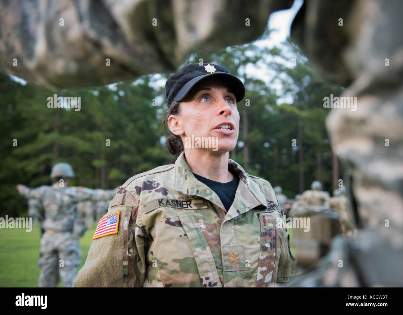 A new group of U.S. Army National Guard officer candidates arrived at ...