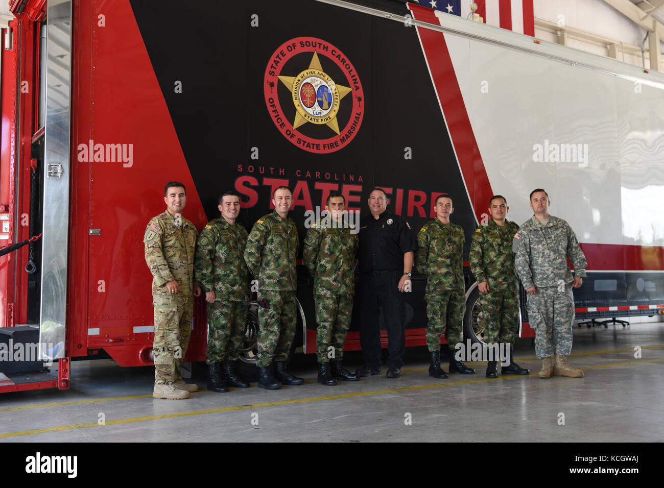 Soldiers with the Colombian Army visited with the South Carolina ...