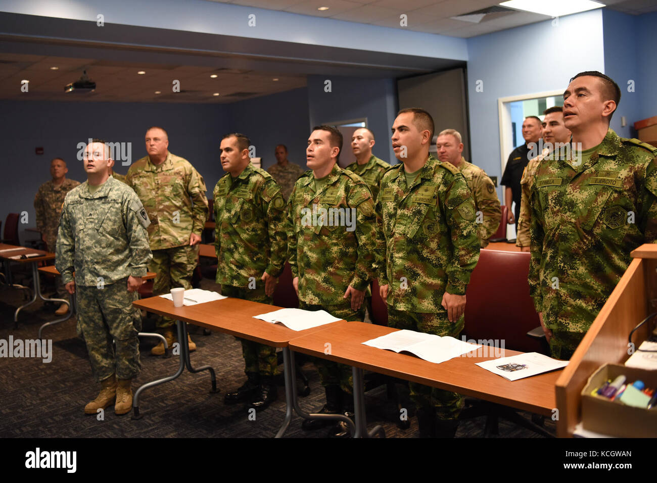 Soldiers with the Colombian Army visited with the South Carolina ...