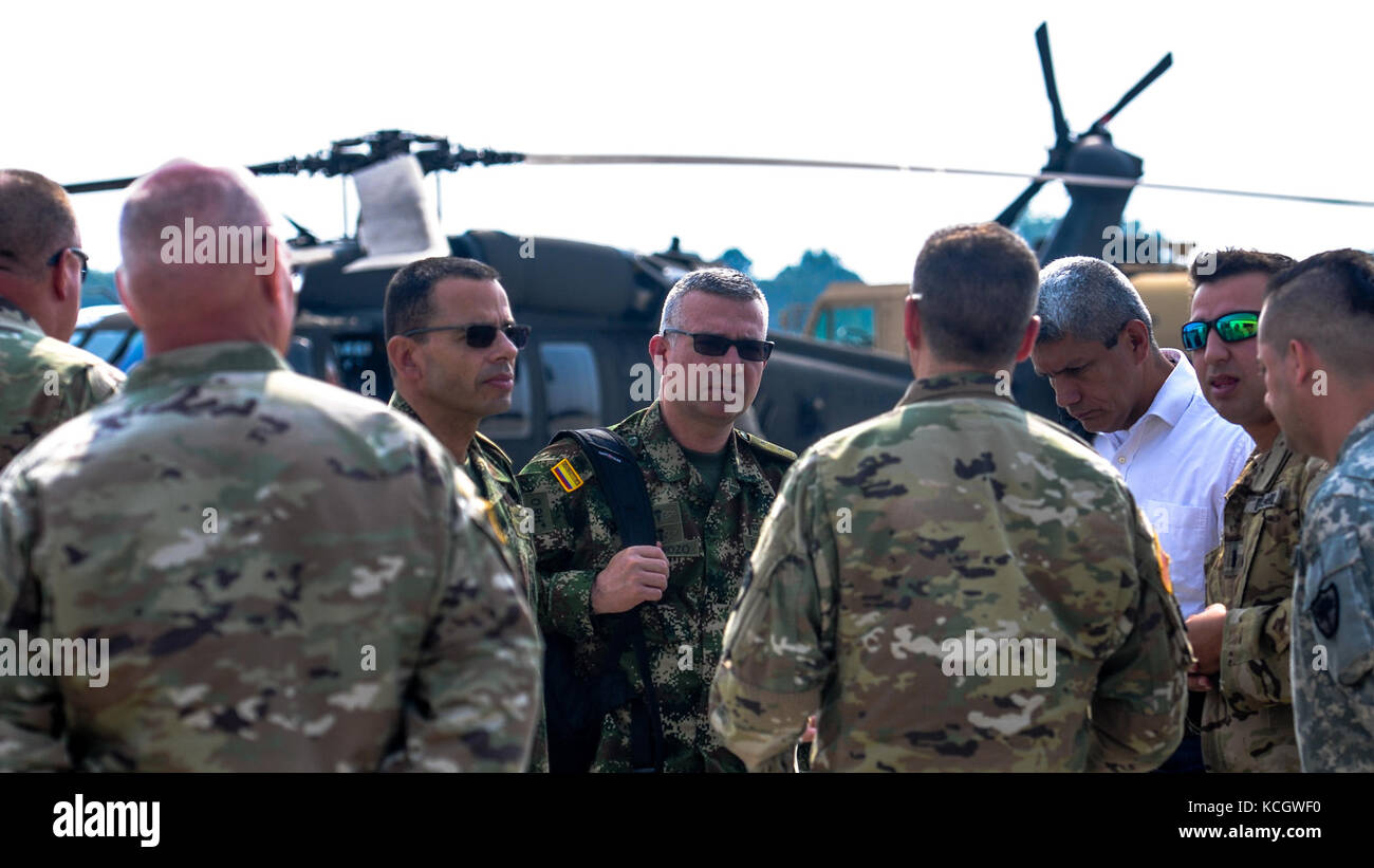 South Carolina National Guard leadership and a Colombian Army ...