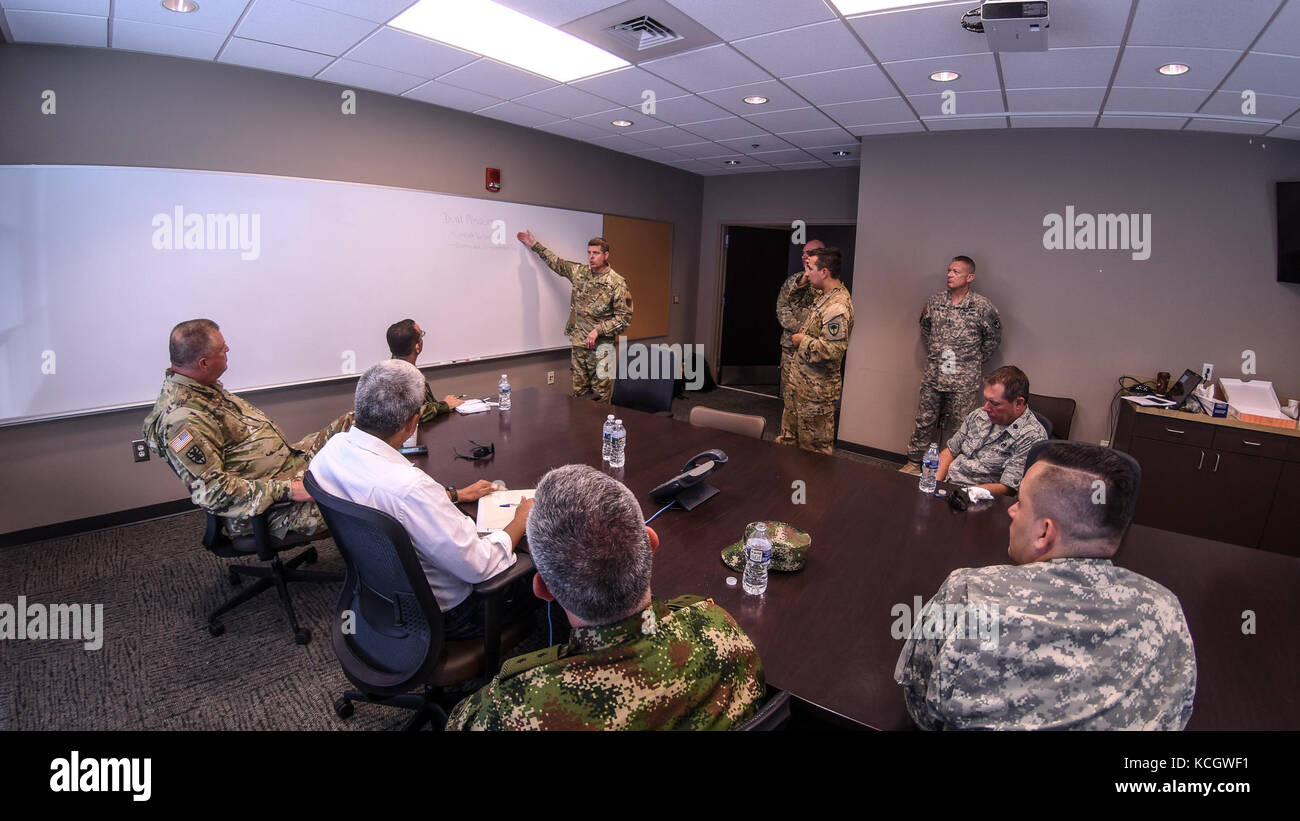 South Carolina National Guard leadership and a Colombian Army ...