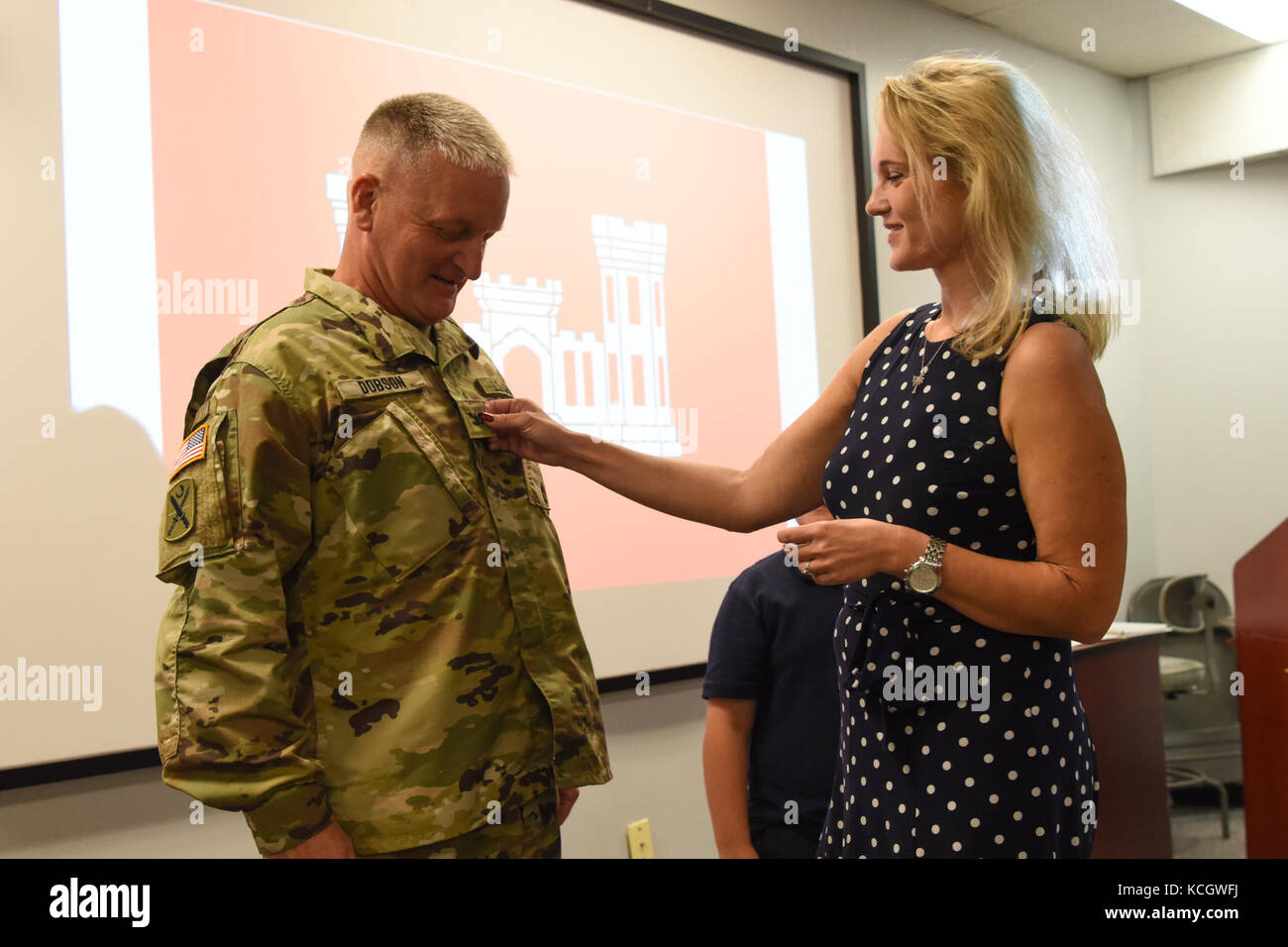 U.S. Army Lt. Col. Brigham Dobson, Construction Facility Management ...