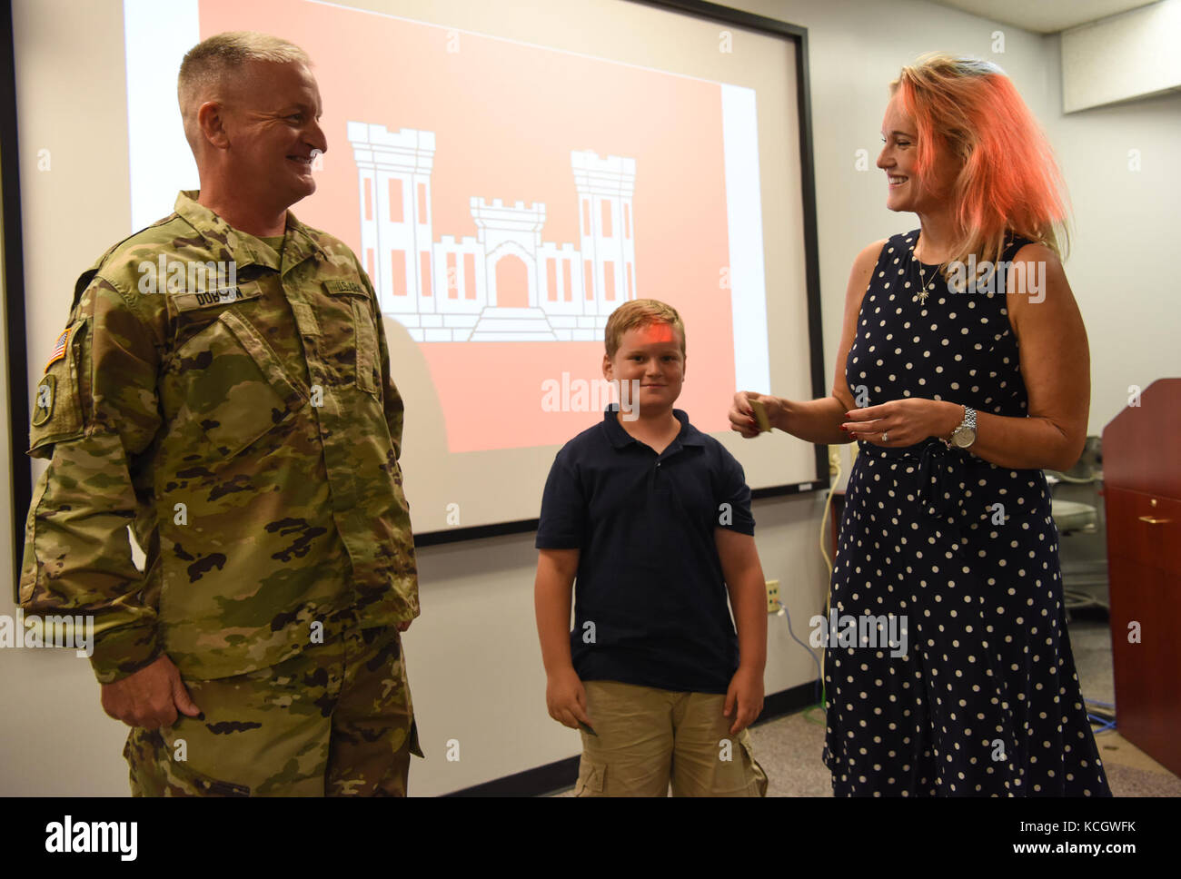 U.S. Army Lt. Col. Brigham Dobson, Construction Facility Management ...
