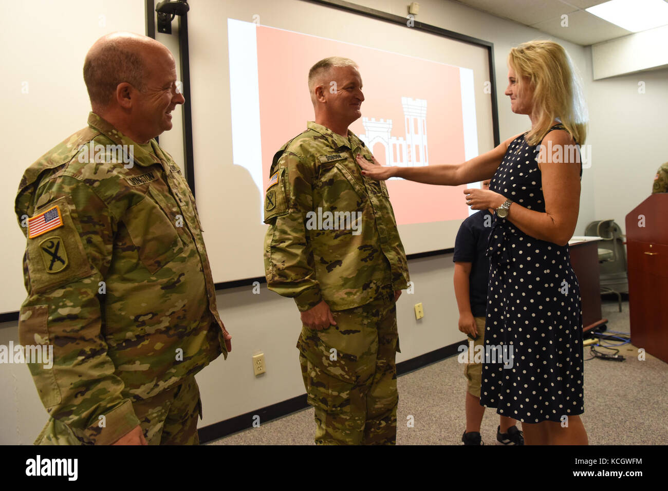 U.S. Army Lt. Col. Brigham Dobson, Construction Facility Management ...