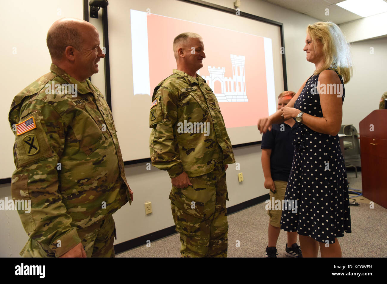 U.S. Army Lt. Col. Brigham Dobson, Construction Facility Management ...