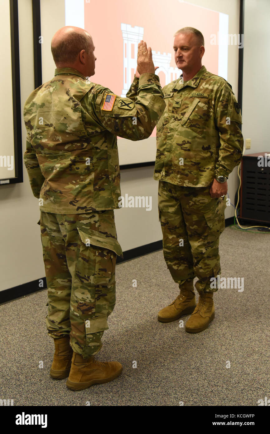 U.S. Army Lt. Col. Brigham Dobson, Construction Facility Management ...