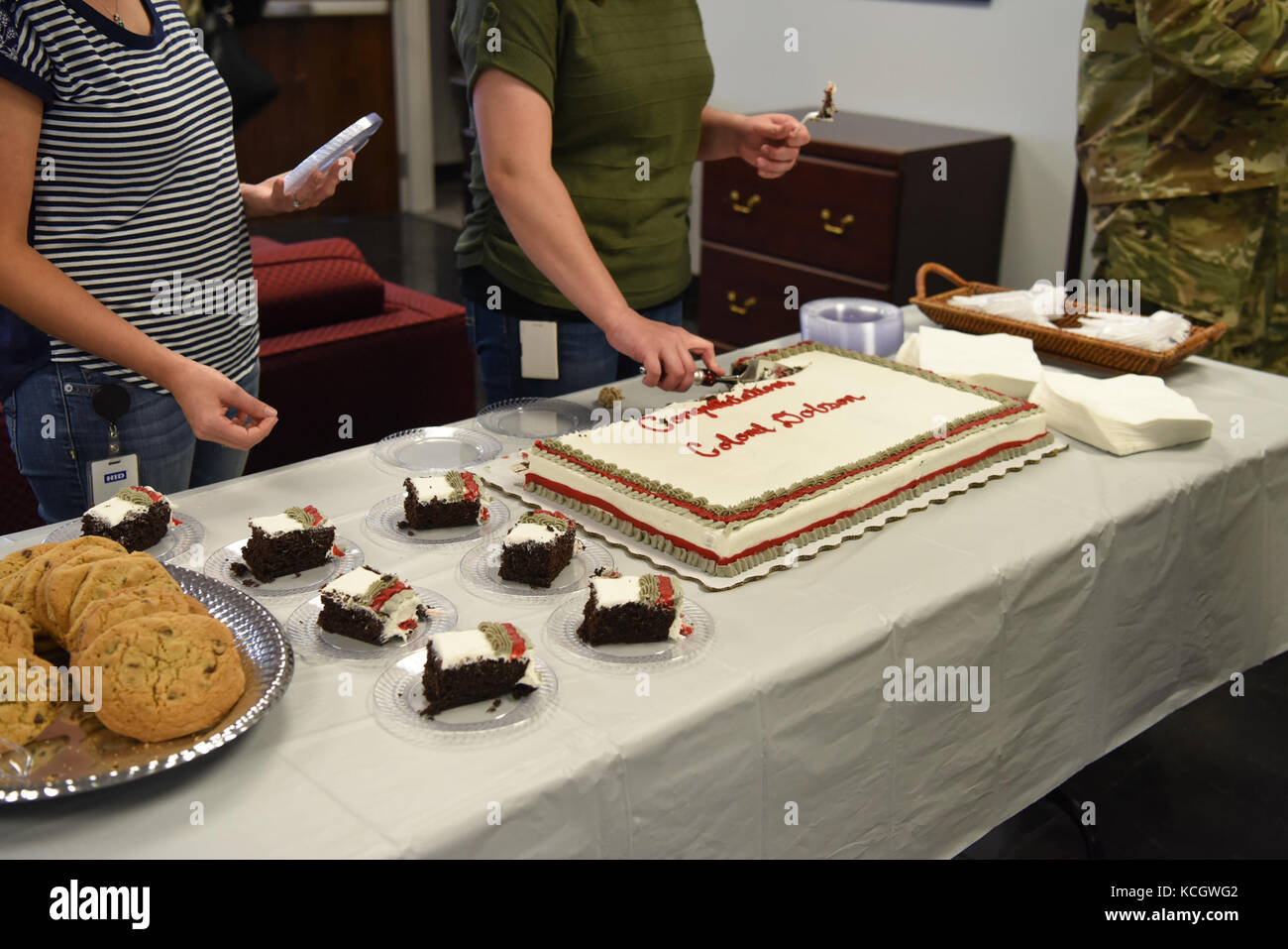 U.S. Army Lt. Col. Brigham Dobson, Construction Facility Management ...