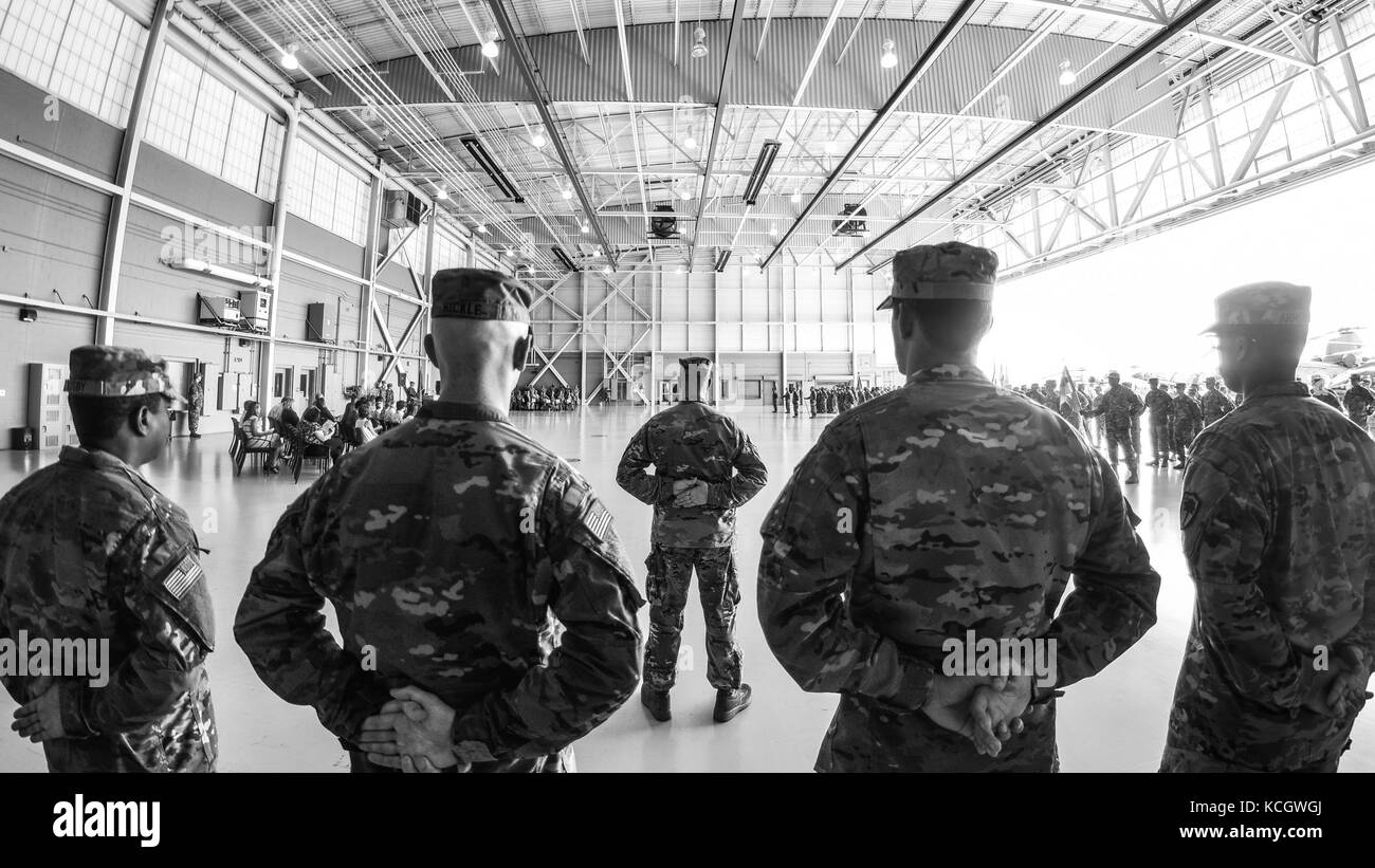 Army aviation support facility Black and White Stock Photos & Images ...