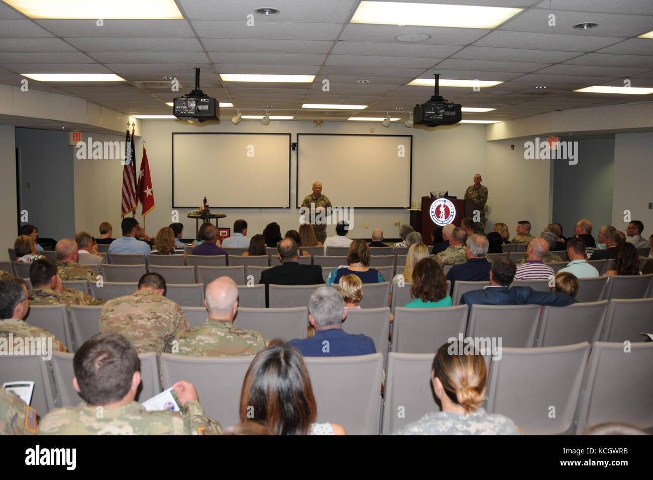 U.S. Army Col. David G. Guyton is honored on the day of his retirement ...