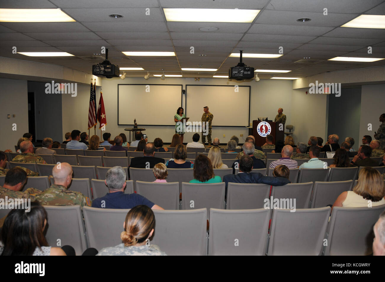 U.S. Army Col. David G. Guyton is honored on the day of his retirement ...
