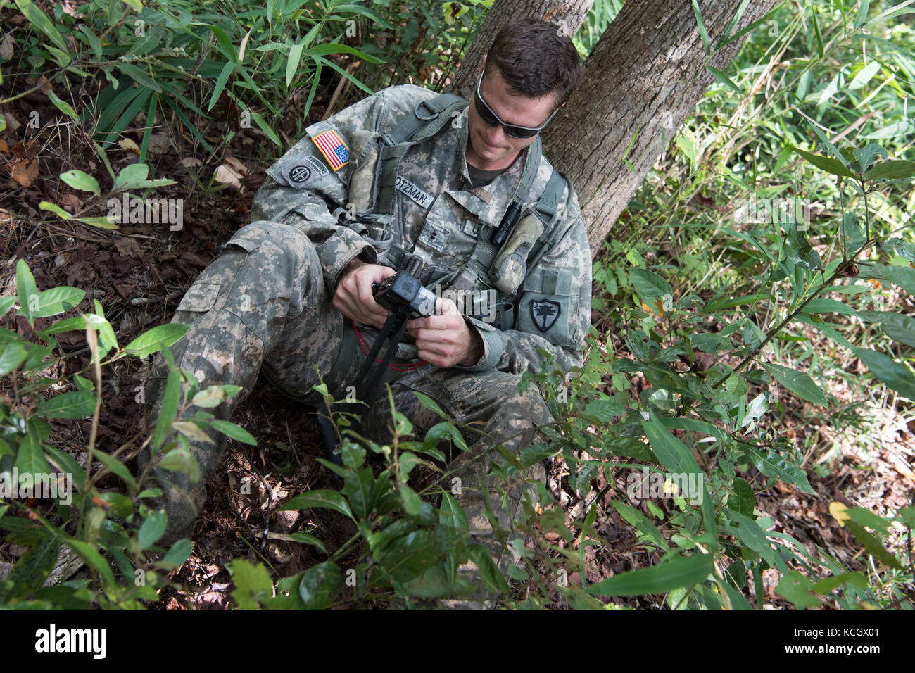 U.S. Army soldiers with the South Carolina National Guard's 1-151 ...