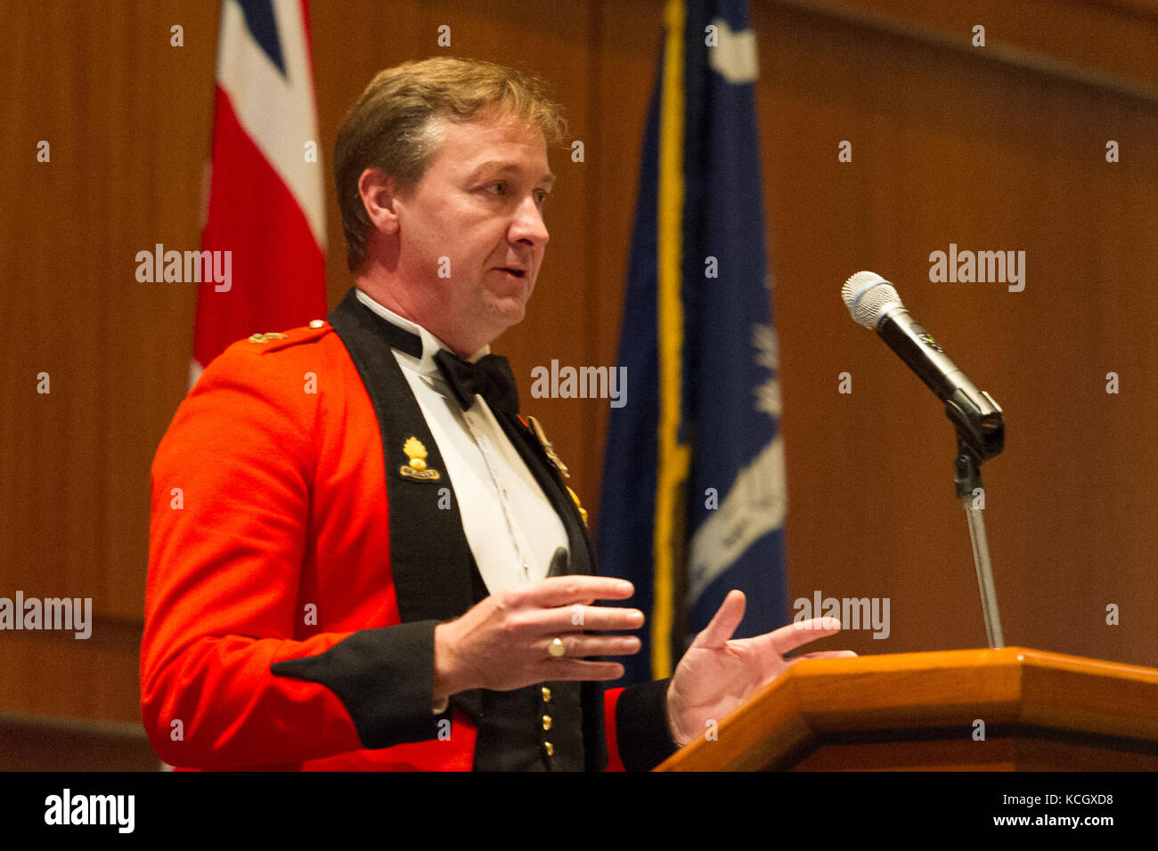 British Army Lt. Col. Scott Spencer, commander of the Royal ...