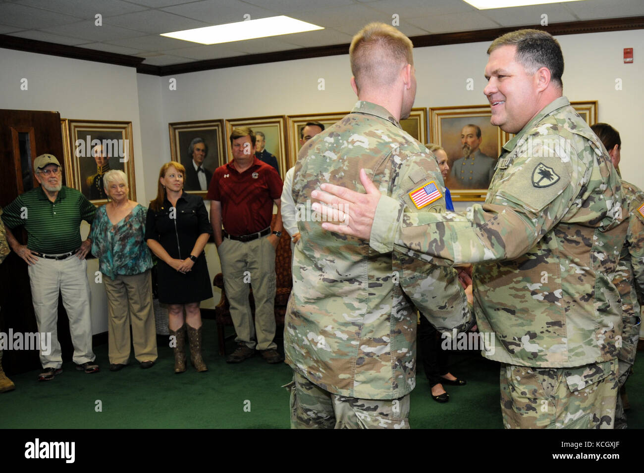U.S. Army Maj. Jackie Gregory, South Carolina Army National Guard, is ...