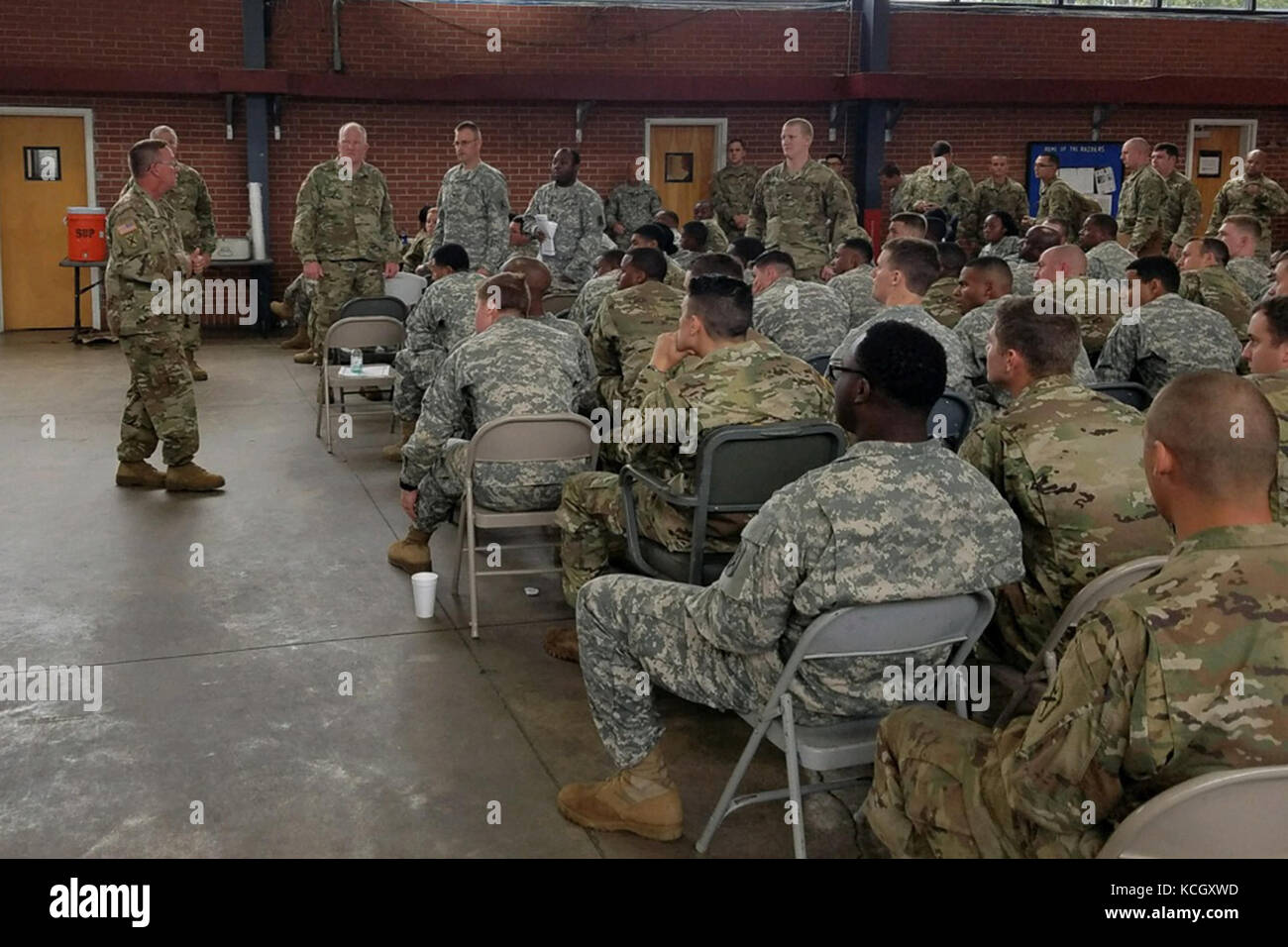 U.S. Army Command Sgt. Maj. Daniel McClellen, 218th Brigade command ...