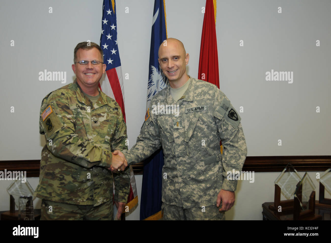Two South Carolina Army National Guard Soldiers are commissioned as ...