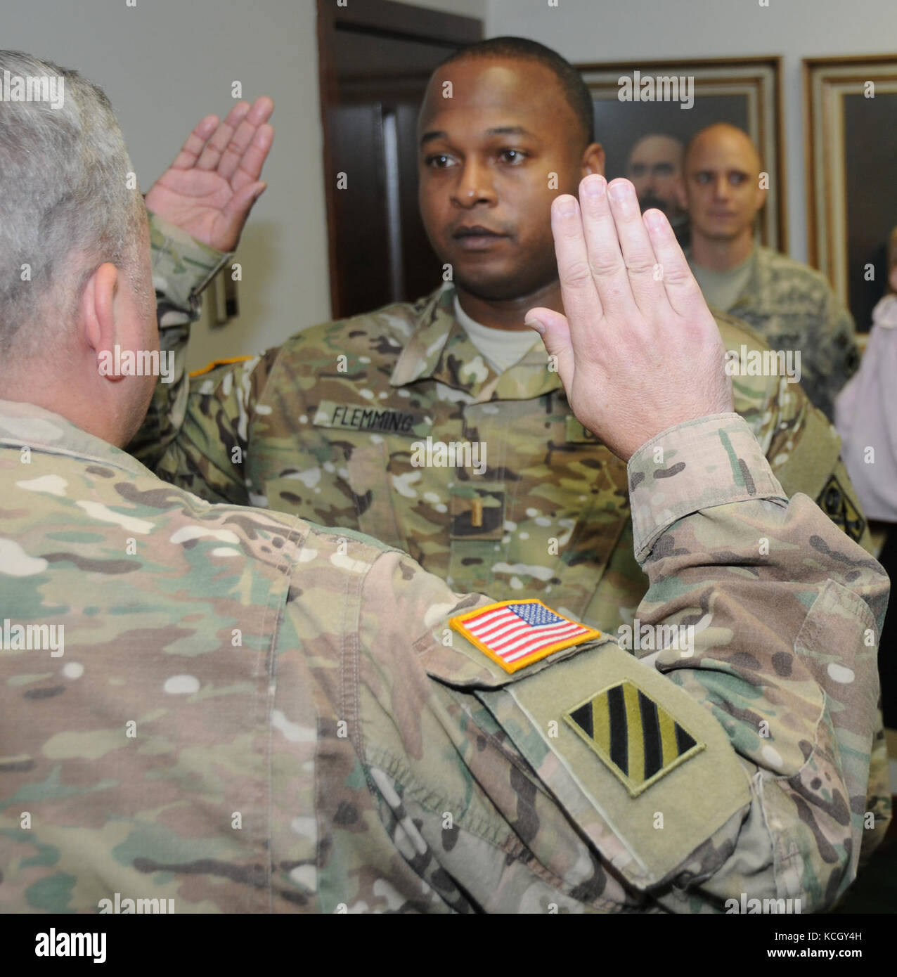 Two South Carolina Army National Guard Soldiers are commissioned as ...