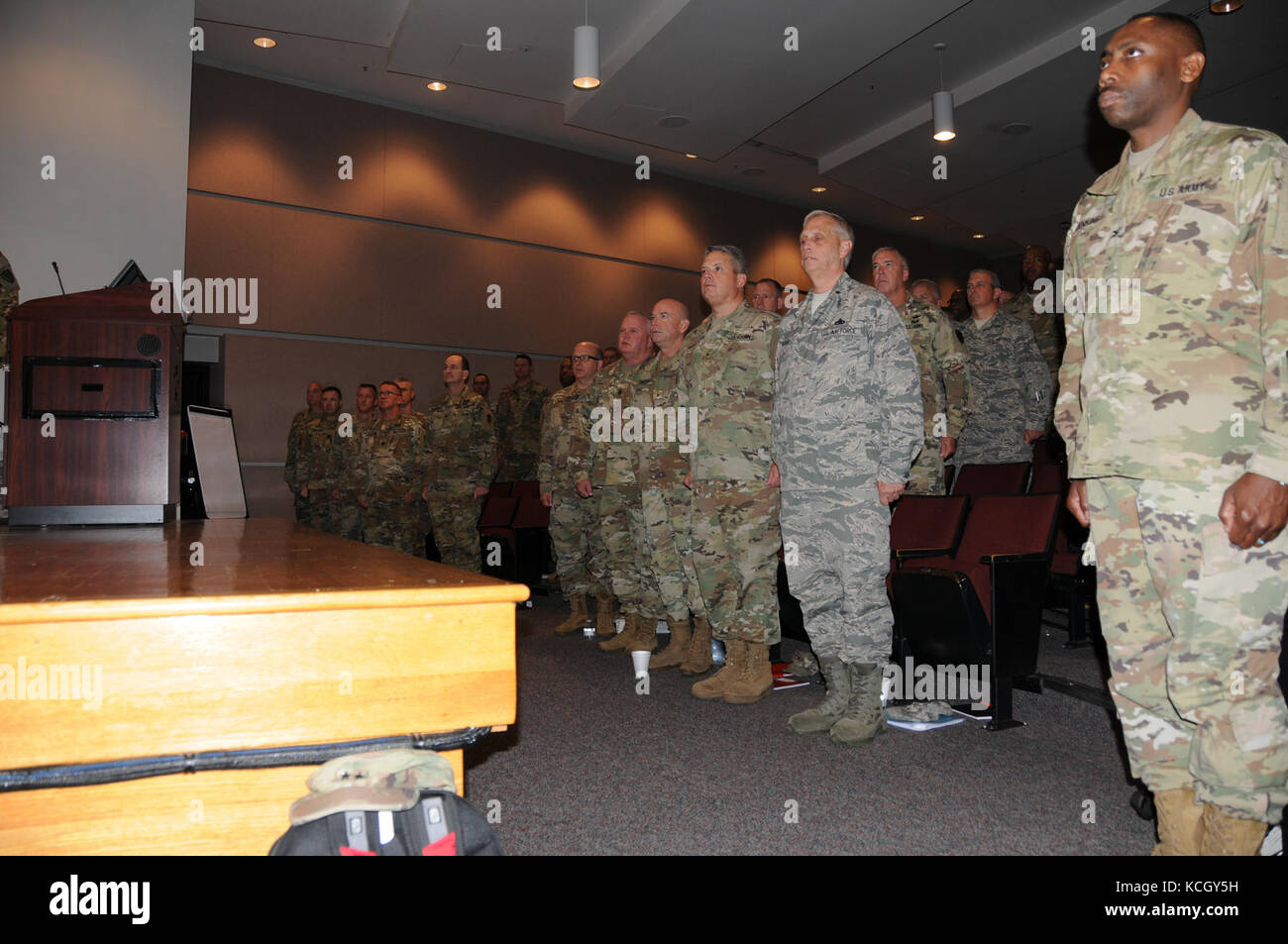 Soldiers of the South Carolina Army and Air National Guard gather at ...