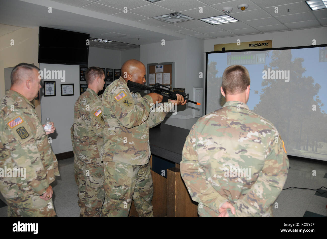Soldiers of the South Carolina Army and Air National Guard gather at ...