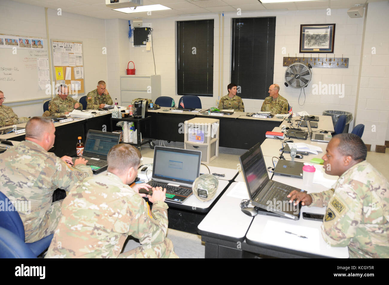 Soldiers of the South Carolina Army and Air National Guard gather at ...