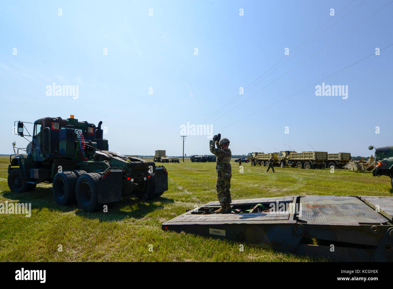 U.S. Soldiers assigned to the 178th Engineer Battalion, South Carolina ...