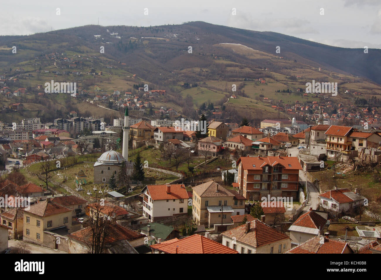 panoramas of small towns near sarajevo, bosnia Stock Photo - Alamy