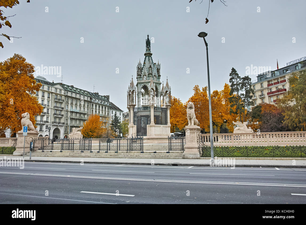 Brunswick Monument and Mausoleum in Geneva, Switzerland Stock Photo - Alamy