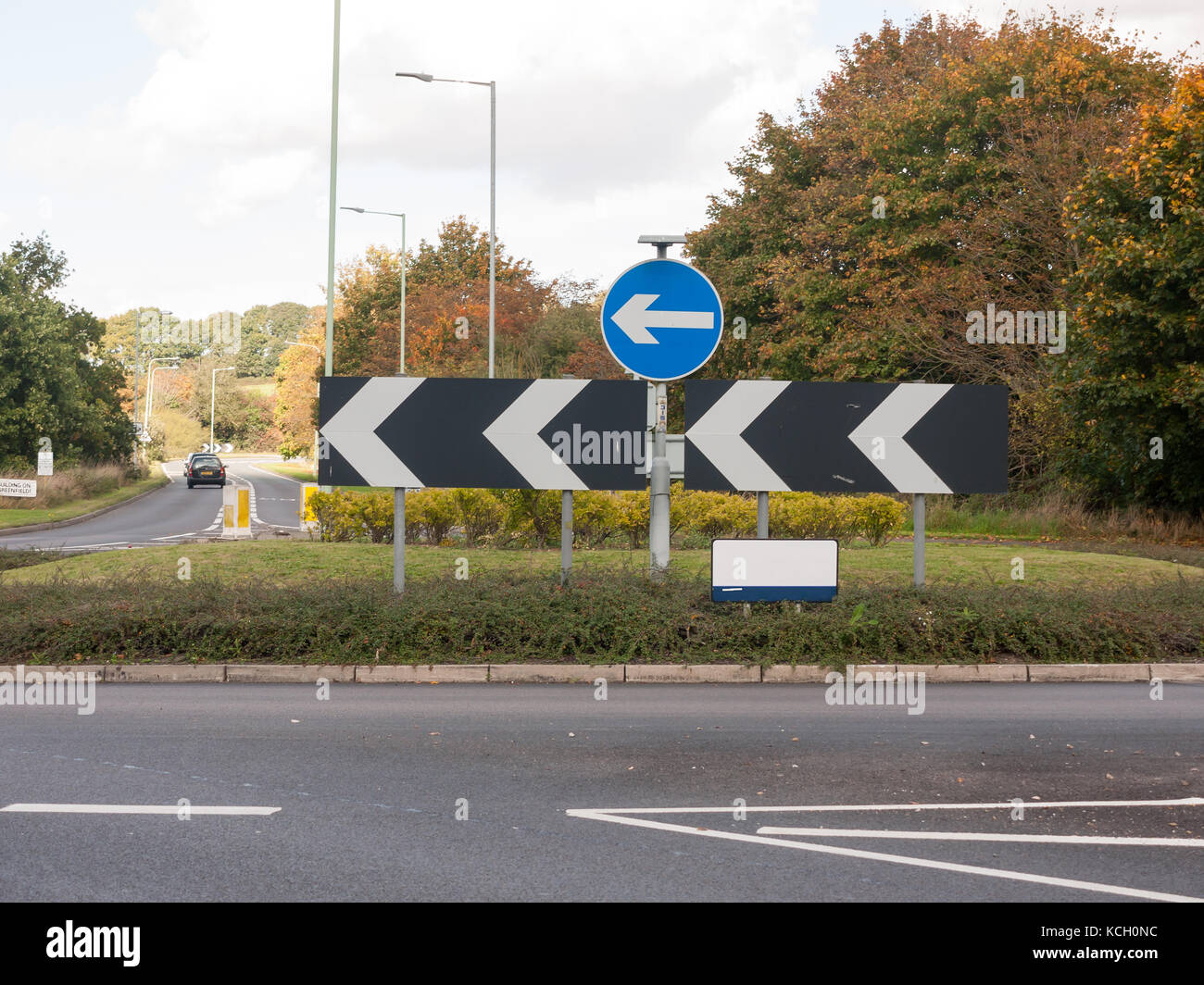 Motorway sign roundabout uk hi-res stock photography and images - Alamy