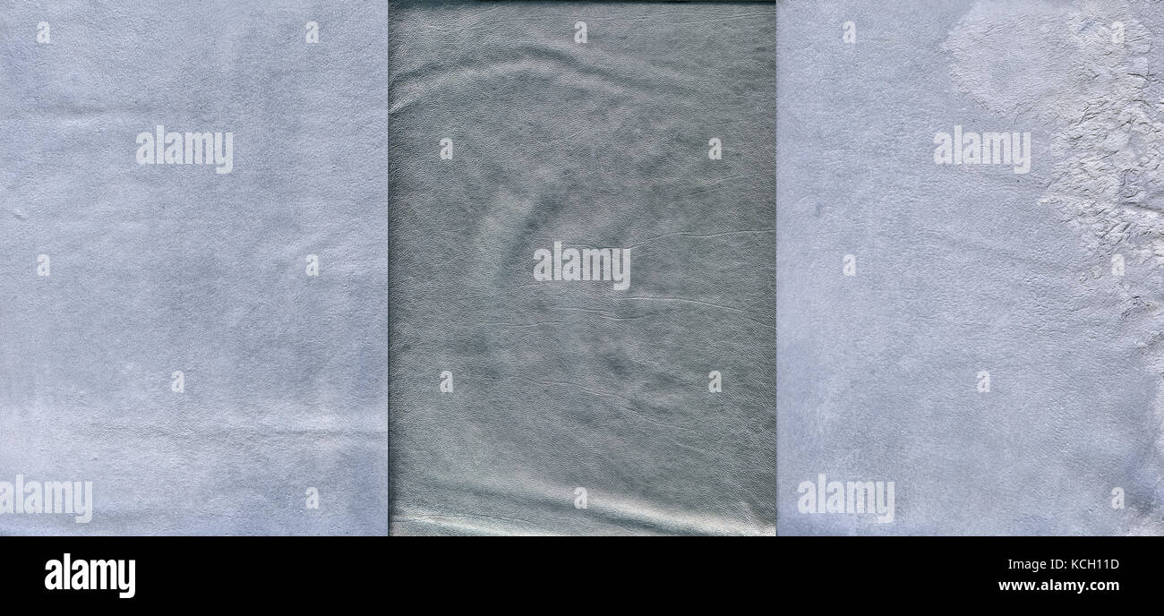 Set of light grayish grained leather textures for background Stock ...