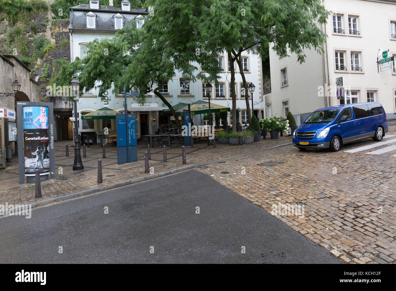 Street in Luxembourg Stock Photo - Alamy