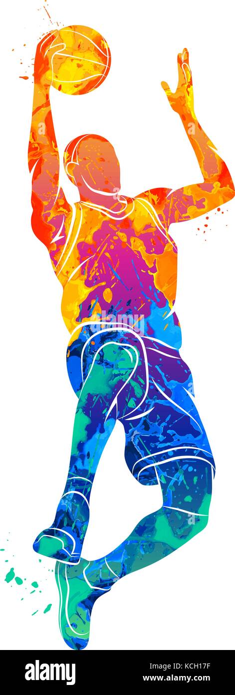 basketball player, ball Stock Vector Image & Art - Alamy