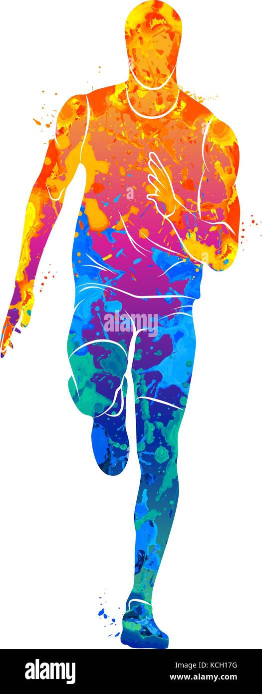 Running, sprinter, athlete Stock Vector Image & Art - Alamy