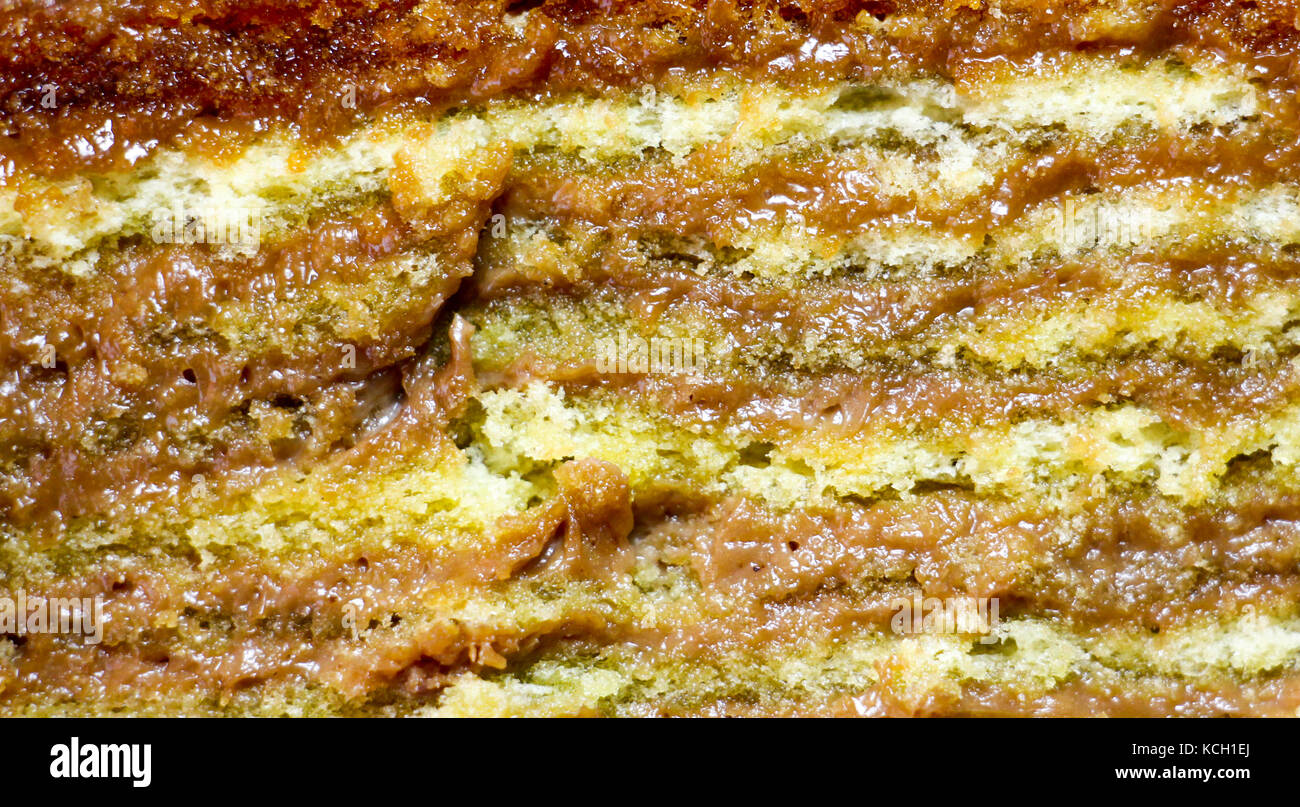 texture and layers of a cake,macro shot, image Stock Photo - Alamy