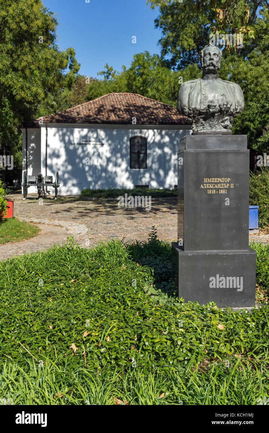Museum of Russian Emperor Alexander II, City of Pleven, Bulgaria Stock ...