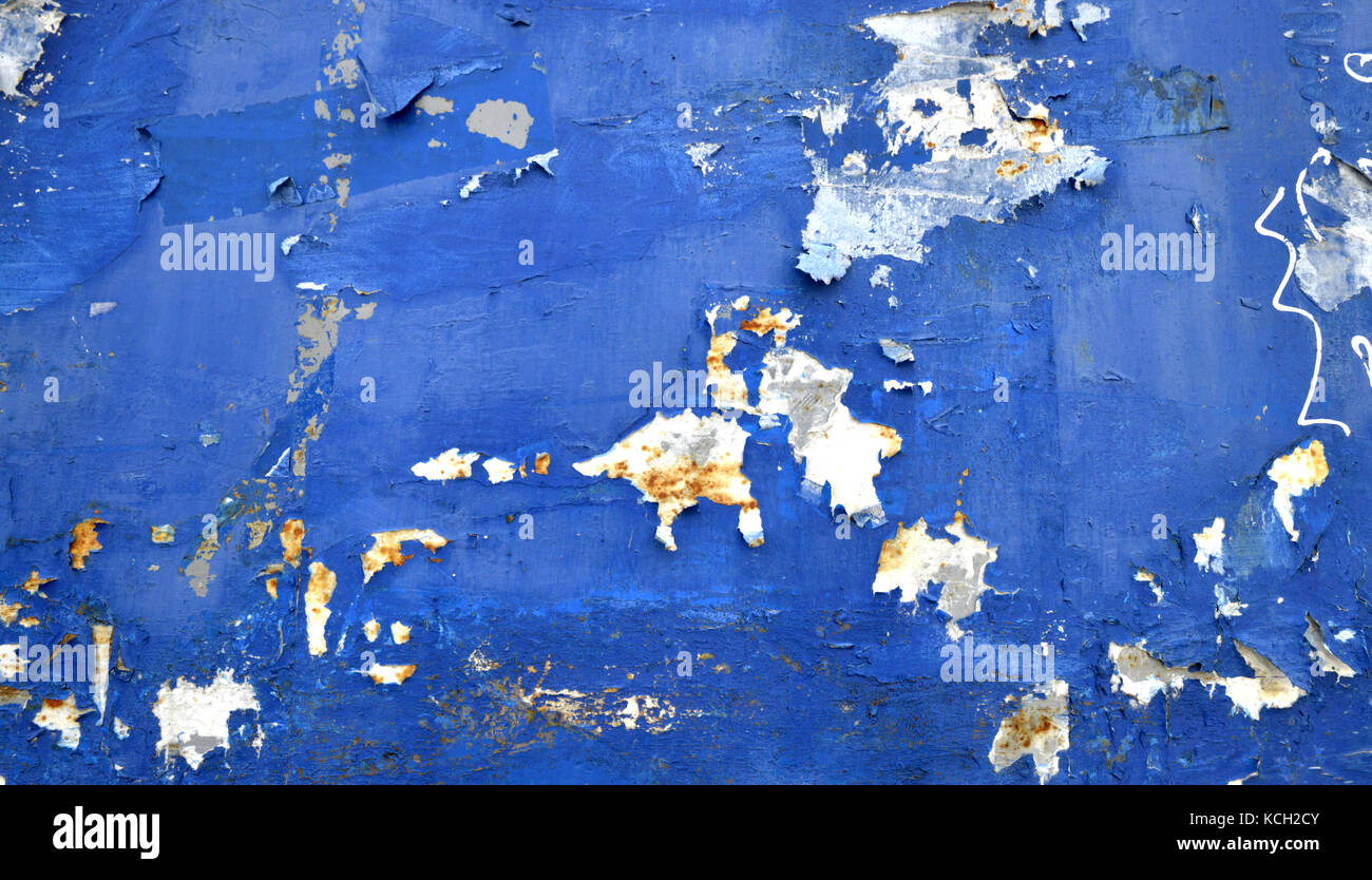 blue grunge scratched paper board background,image of a Stock Photo - Alamy