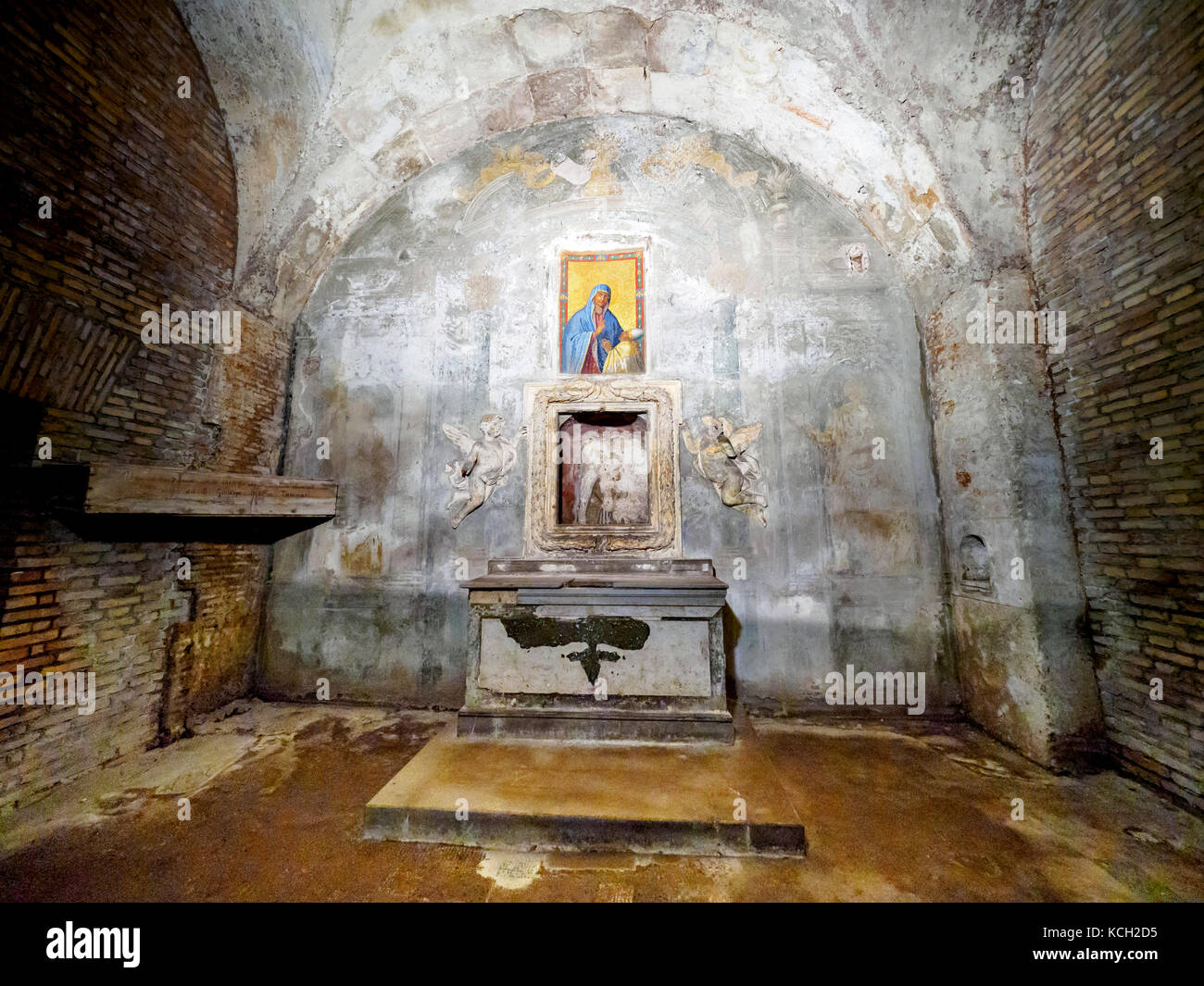 The Crypt of San Martino ai Monti church - Rome, Italy Stock Photo - Alamy