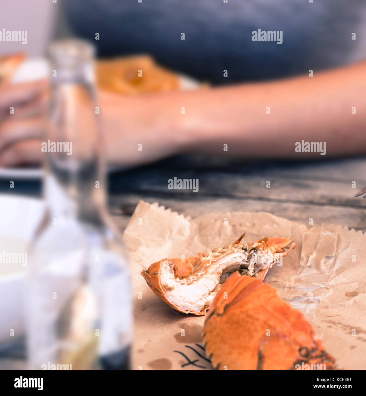 Modern seafood takeaway in Australia with beer and Moreton Bay Bug ...